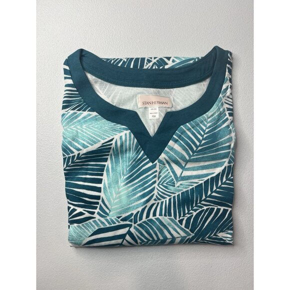 stan herman | Tops | Stan Herman The Hamptons 0 Cotton Vneck Caftan ...